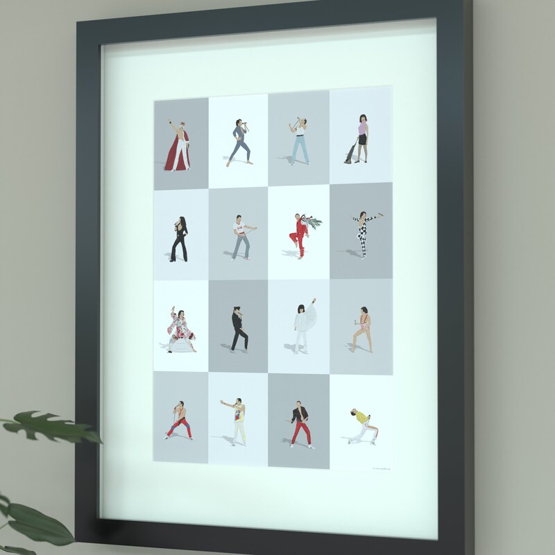 Queen Band Poster - Etsy