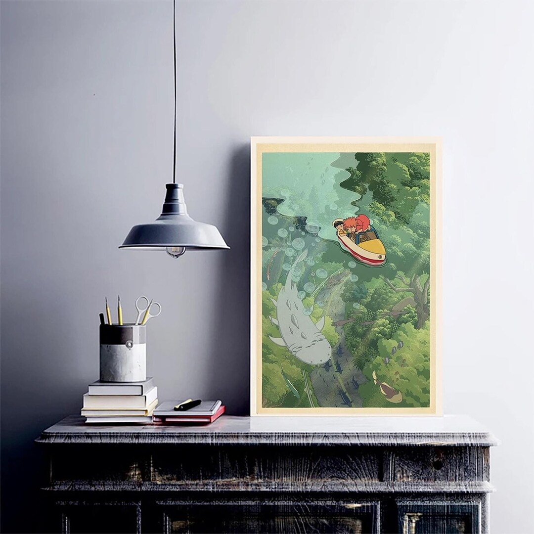 Ponyo Poster Studio Ghibli Ponyo Wall Decor Anime Lover Studio Ghibli ...
