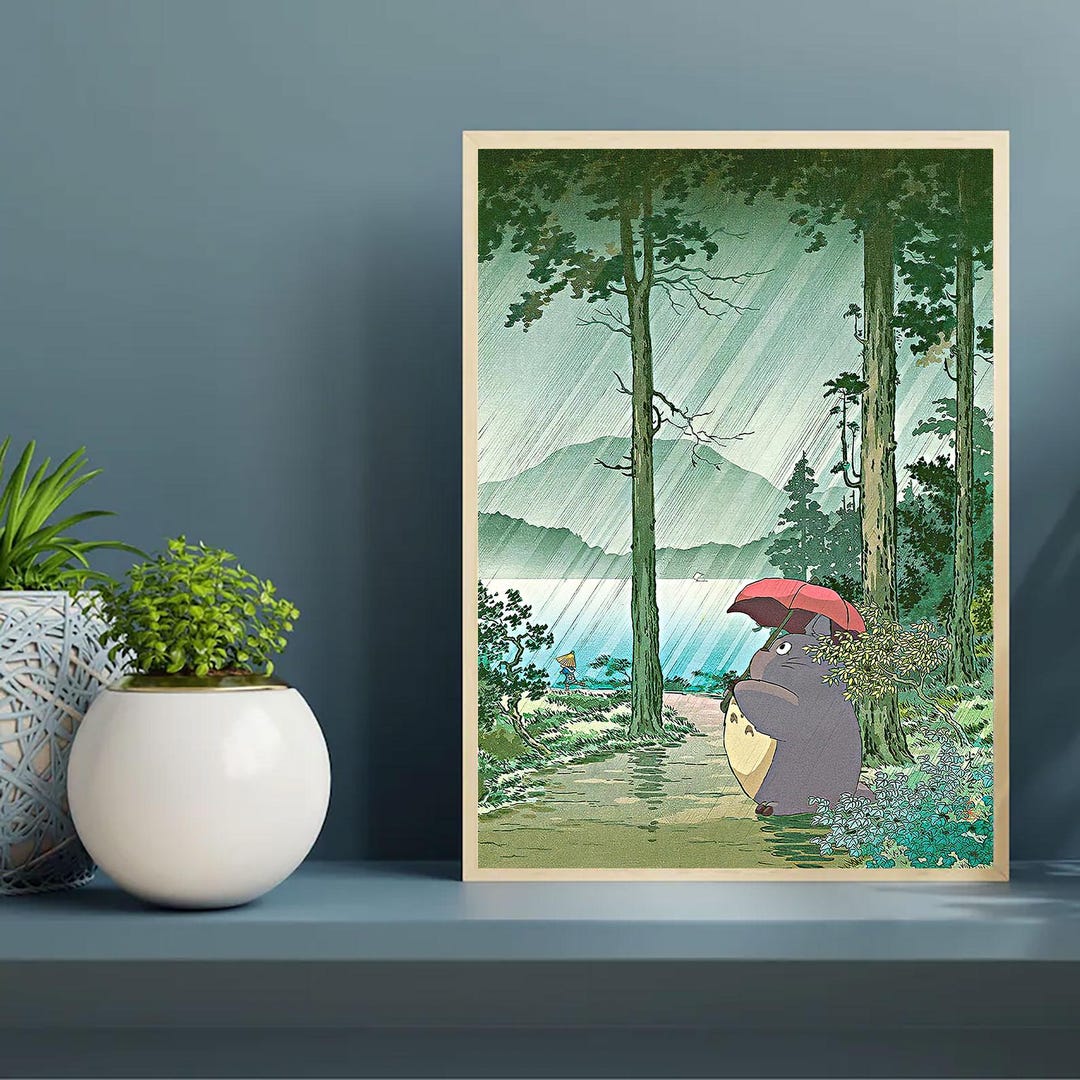 My Neighbor Totoro, Studio Ghibli and Morning Rain at Hakone Studio ...