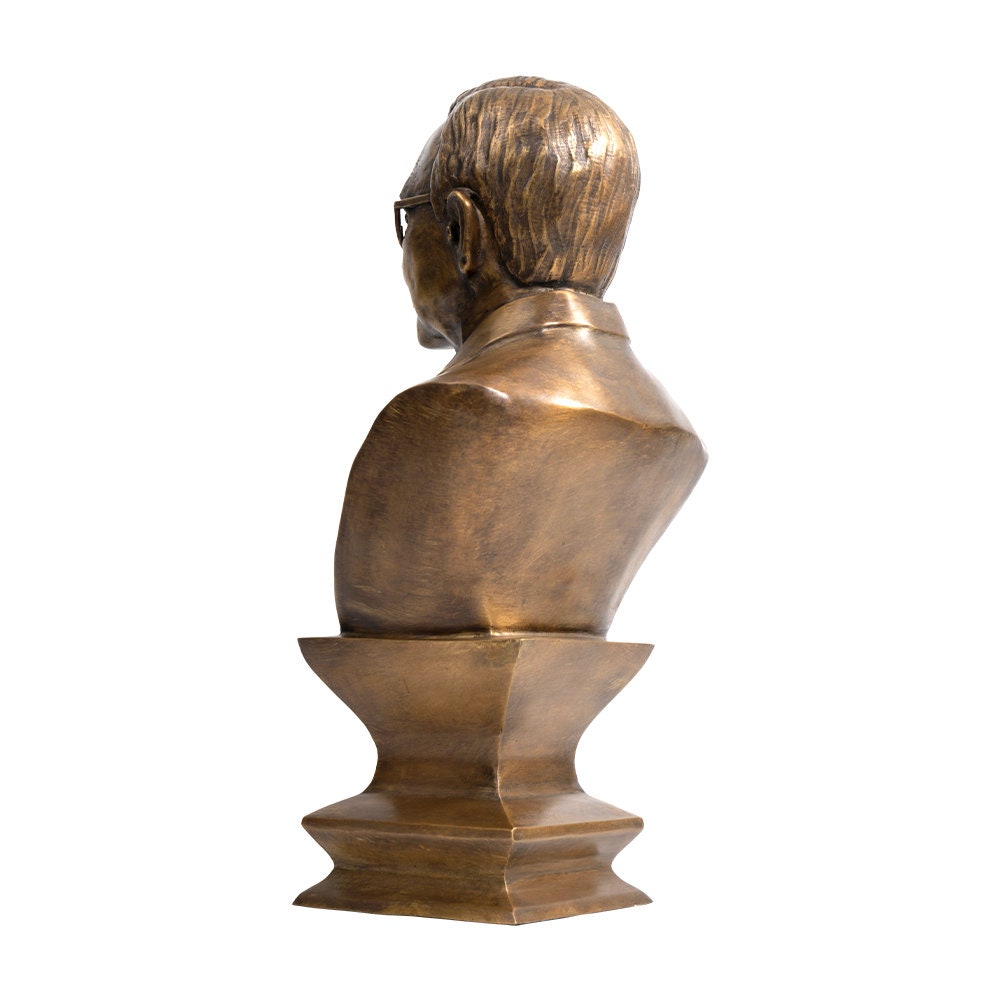 Handmade Everdur Bronze Charlie Munger Bust - Inspirational Office ...