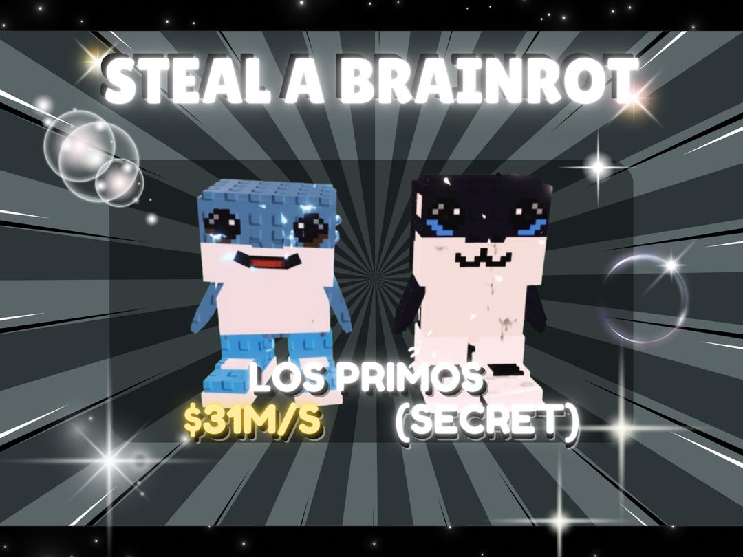 Roblox Steal A Brainrot - Los Primos | SECRET | 31M/S | (1 PIECE) - Etsy