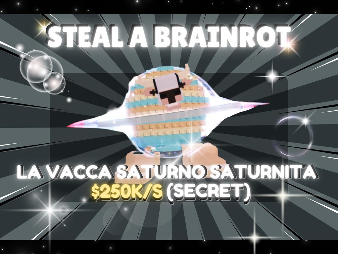 Roblox Steal A Brainrot - La Vacca Saturno Saturnita | SECRET | 250K/S ...