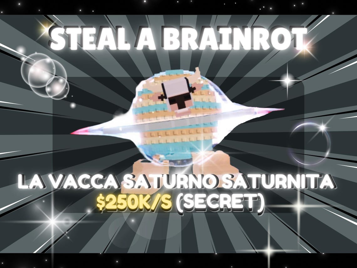 Roblox Steal A Brainrot - La Vacca Saturno Saturnita | SECRET | 250K/S ...