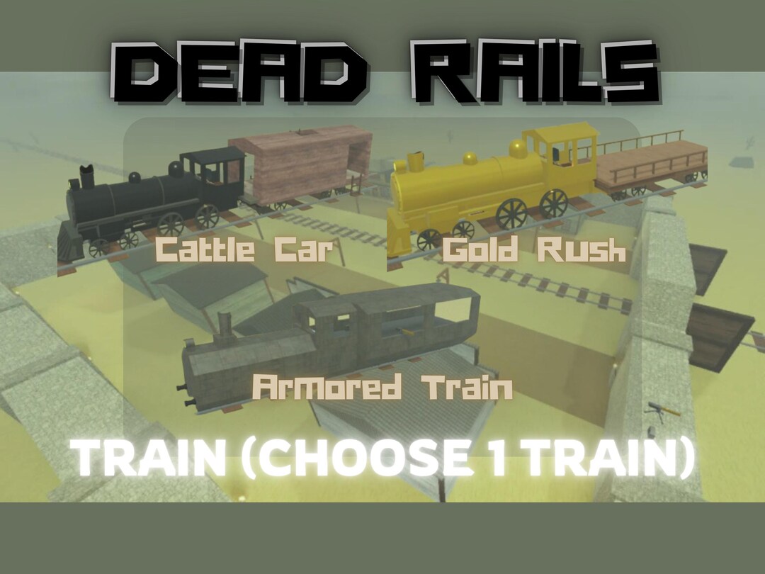 Roblox Dead Rails - Train | Cattle Car/gold Rush/armored Train (1 Piece ...