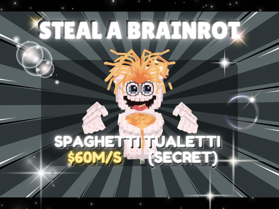 Roblox Steal A Brainrot - Spaghetti Tualetti | SECRET | 60M/S | (1 ...