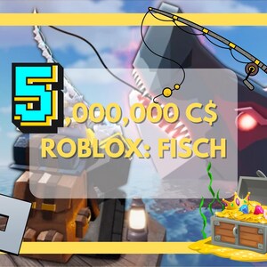 Roblox Fisch - 5 MILLION COINS - Etsy