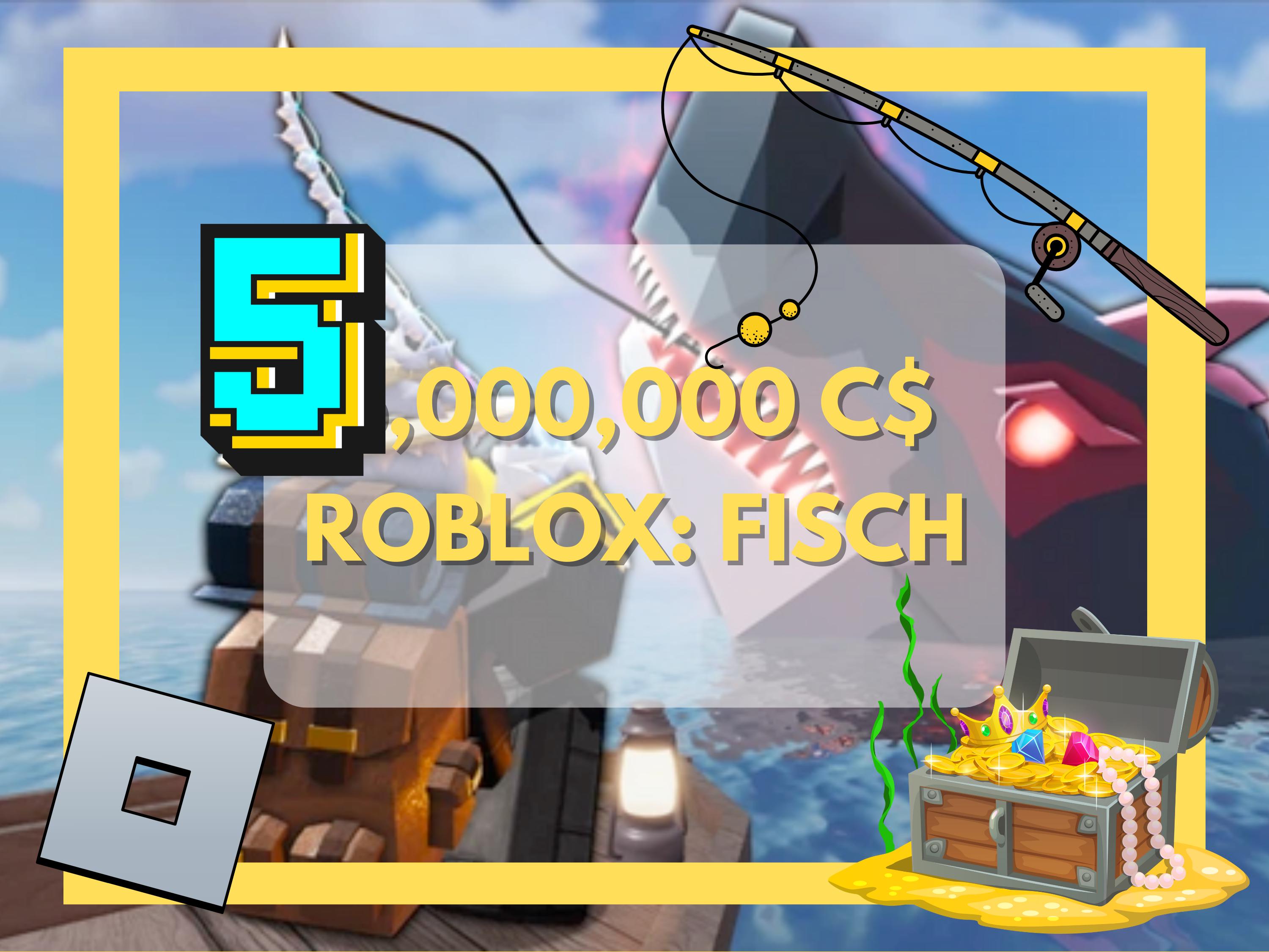 Roblox Fisch - 5 MILLION COINS - Etsy
