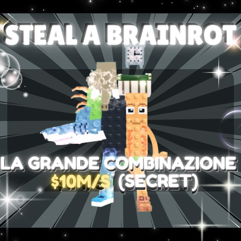 Papercraft la grande combination brainrot - Etsy México