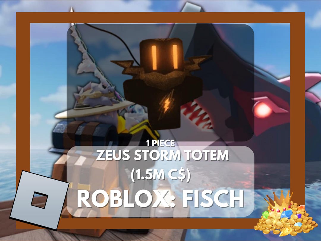 Roblox Fisch - Zeus Storm TOTEM POP (1 Piece) - Etsy