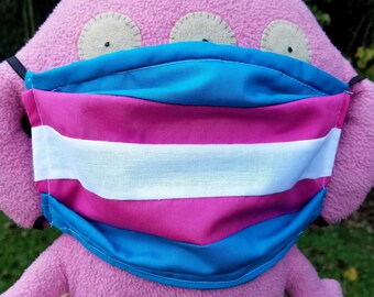 Trans Pride Mask - Etsy