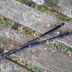 Crow Quill Beaded Hair Chopsticks. Beaded Quill Hair Chopsticks. 8 ...