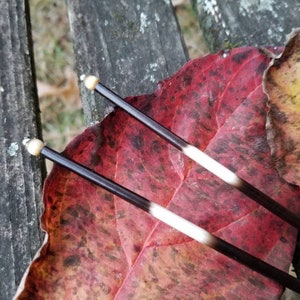 Porcupine Quill Hair Chopsticks. Beaded Quill Hair Chopsticks. 8 Inches ...