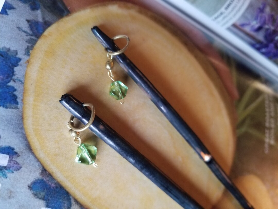 Crow Quill Beaded Hair Chopsticks. Beaded Quill Hair - Etsy