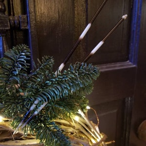 Porcupine Quill Hair Chopsticks. Beaded Quill Hair Chopsticks. 8 Inches ...