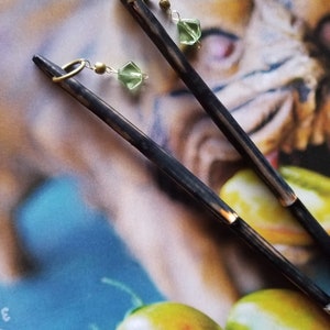 Crow Quill Beaded Hair Chopsticks. Beaded Quill Hair - Etsy