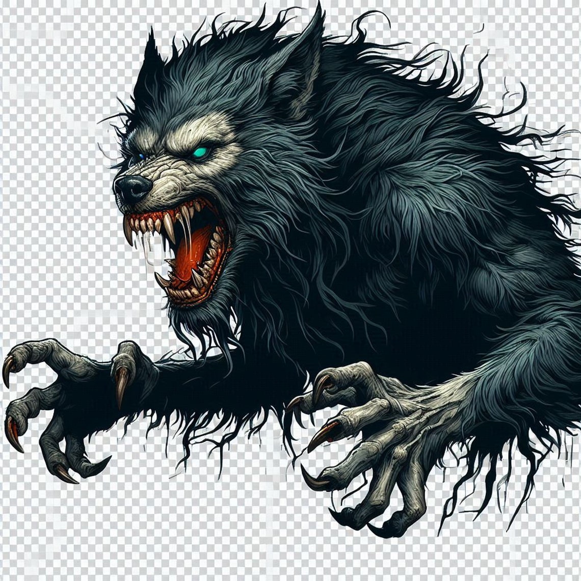 Werewolf Spooky Halloween Theme - Etsy