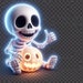 Fun Spooky Skeleton - Etsy