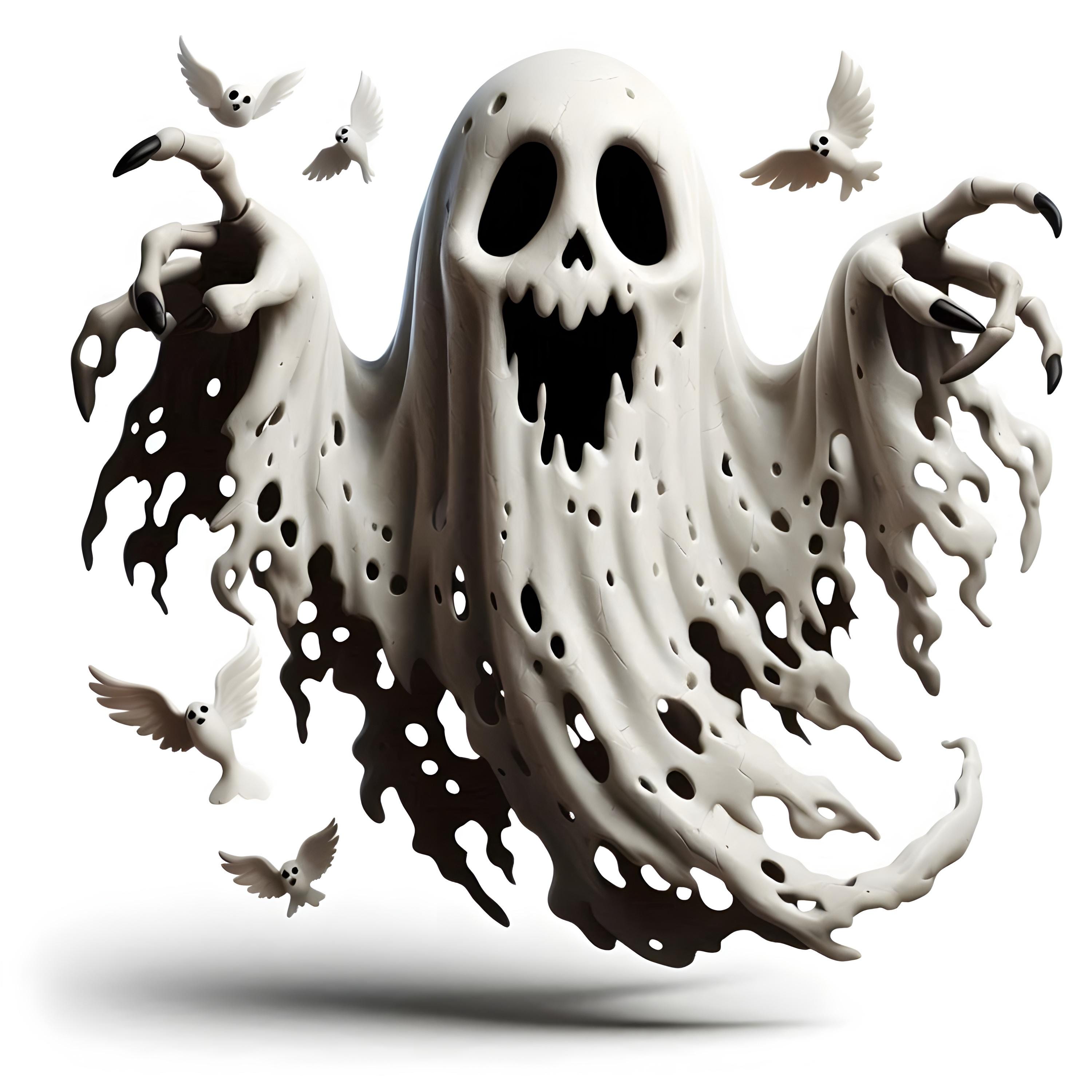 Halloween Spooky Ghost Image - Etsy