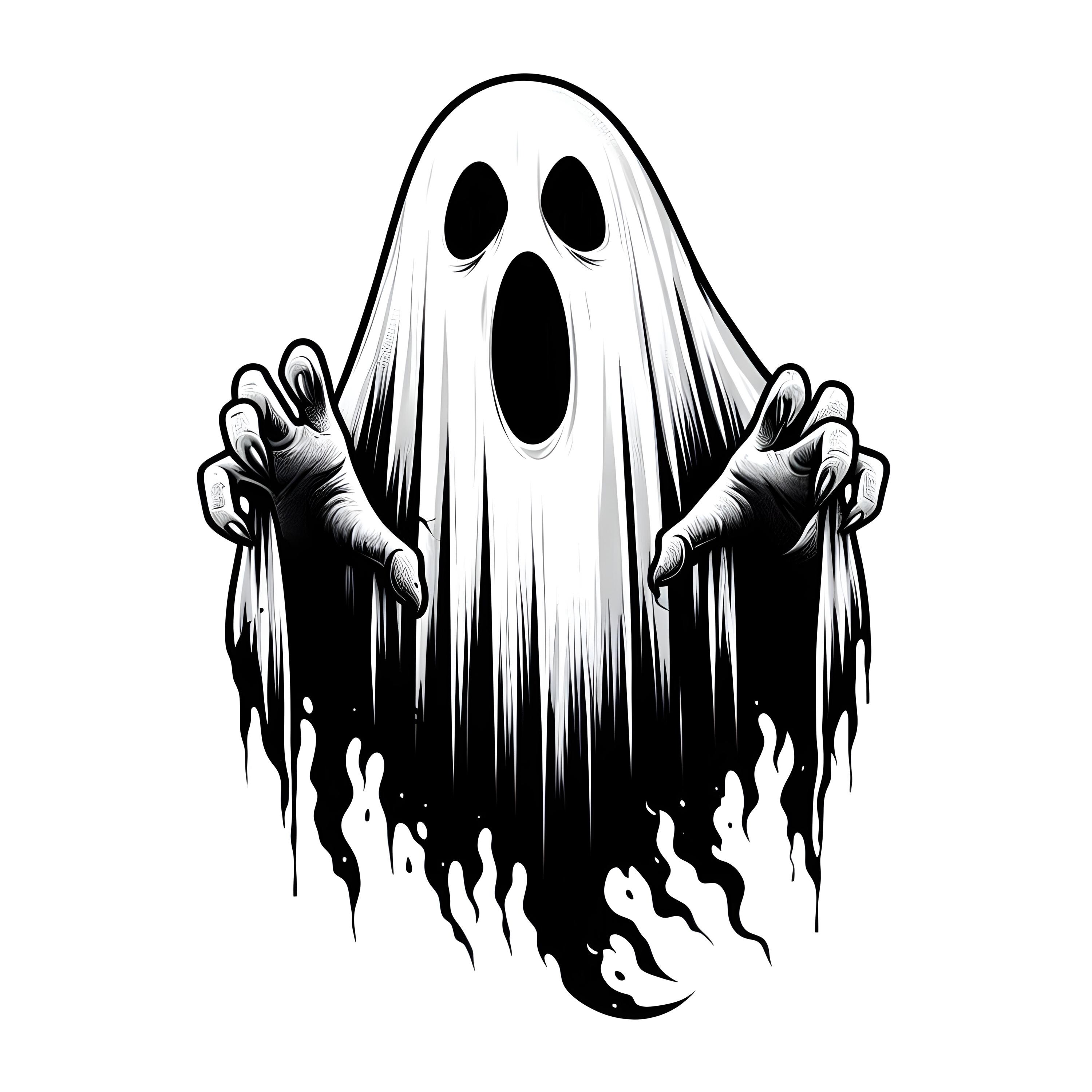 Halloween Spooky Ghost Image - Etsy