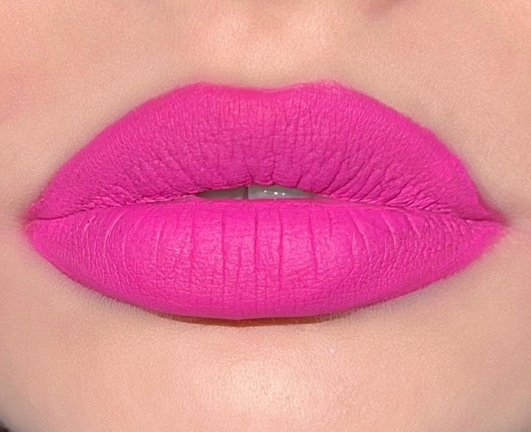 Neon Hot Pink ( Plasma Pink ) Matte Liquid Lipstick – Psychotic ...