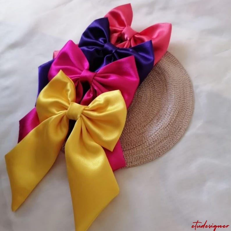 Hair Bow Sewing Pattern: Easy DIY Hair Clip Tutorial (PDF) - Etsy
