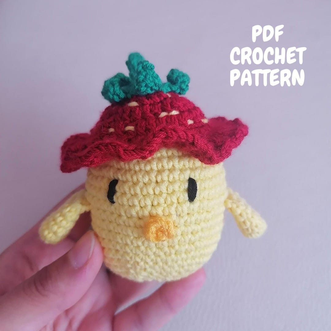 Crochet Easter Chick Pattern, Amigurumi Chick Pattern, Little Chick,crochet Pattern Easter ...