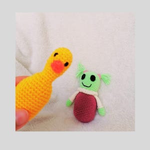 Crochet Nanalan & Fleefer Pattern ,amigurumi Nanalan Mona and Fleefer ...
