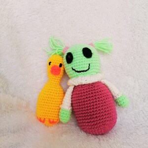Crochet Nanalan & Fleefer Pattern ,amigurumi Nanalan Mona and Fleefer ...