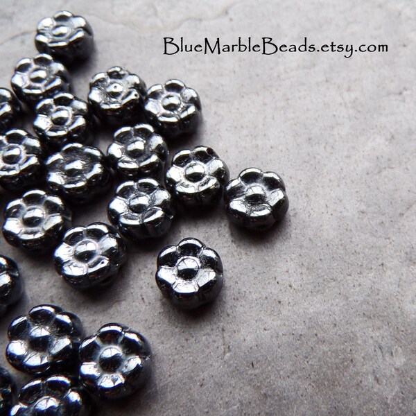 Glass Flower Beads - Etsy