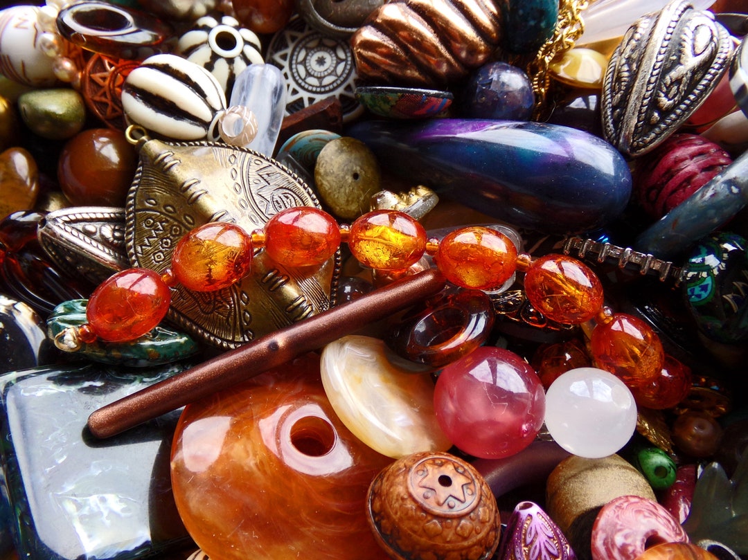Bead Soup, Assorted Beads, Mixed Beads for Jewelry, End of the Day ...