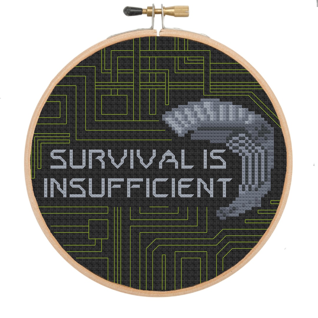 Survival is Insufficient Cross Stitch Pattern - Etsy