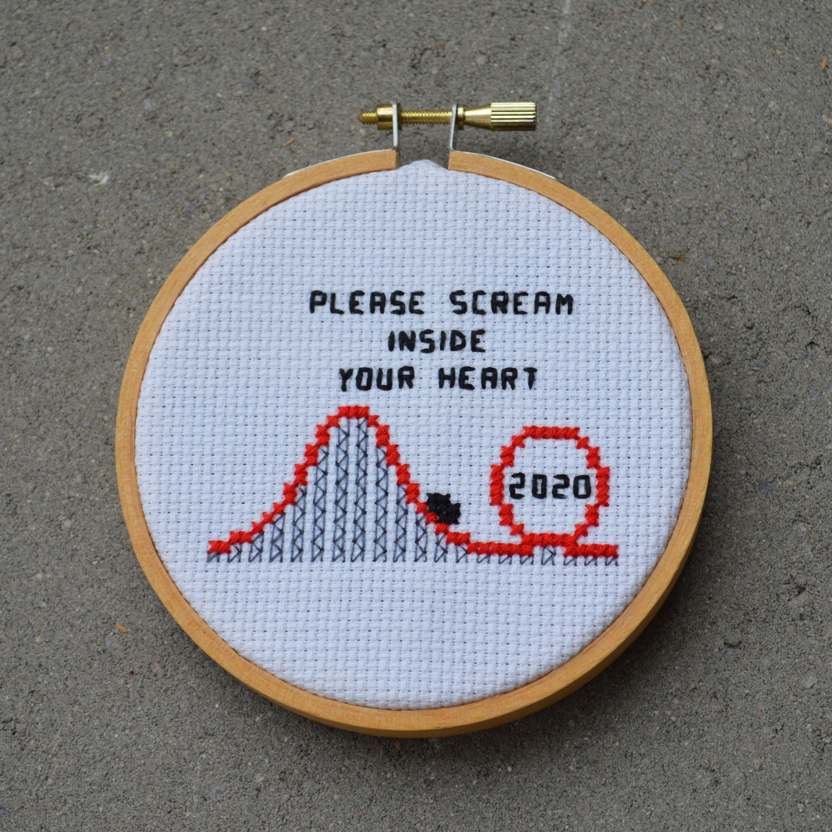Please Scream Inside Your Heart | Cross Stitch Pattern | 2020 ...