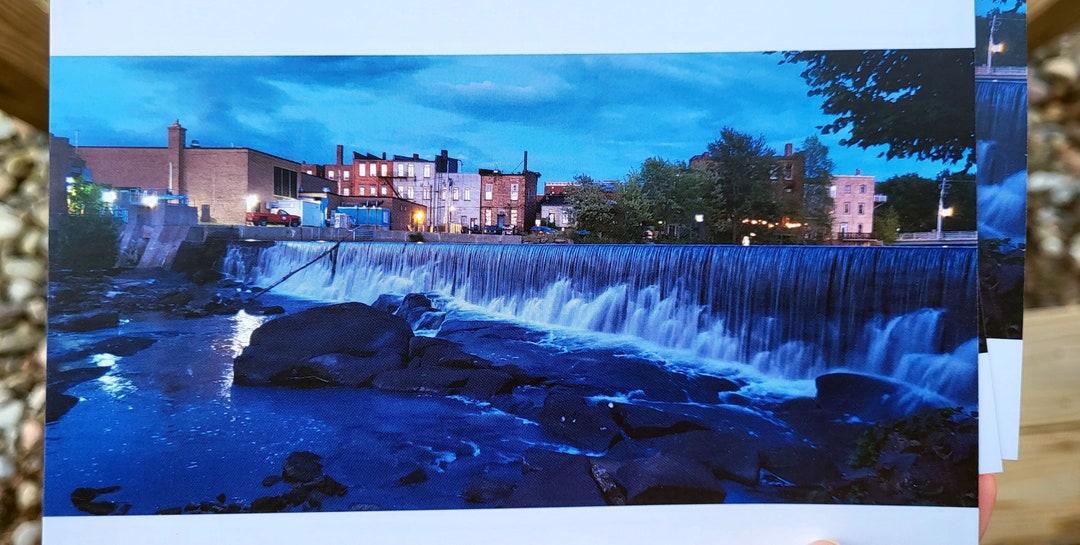 Set of Three Fall Island Waterfall Postcards - Etsy