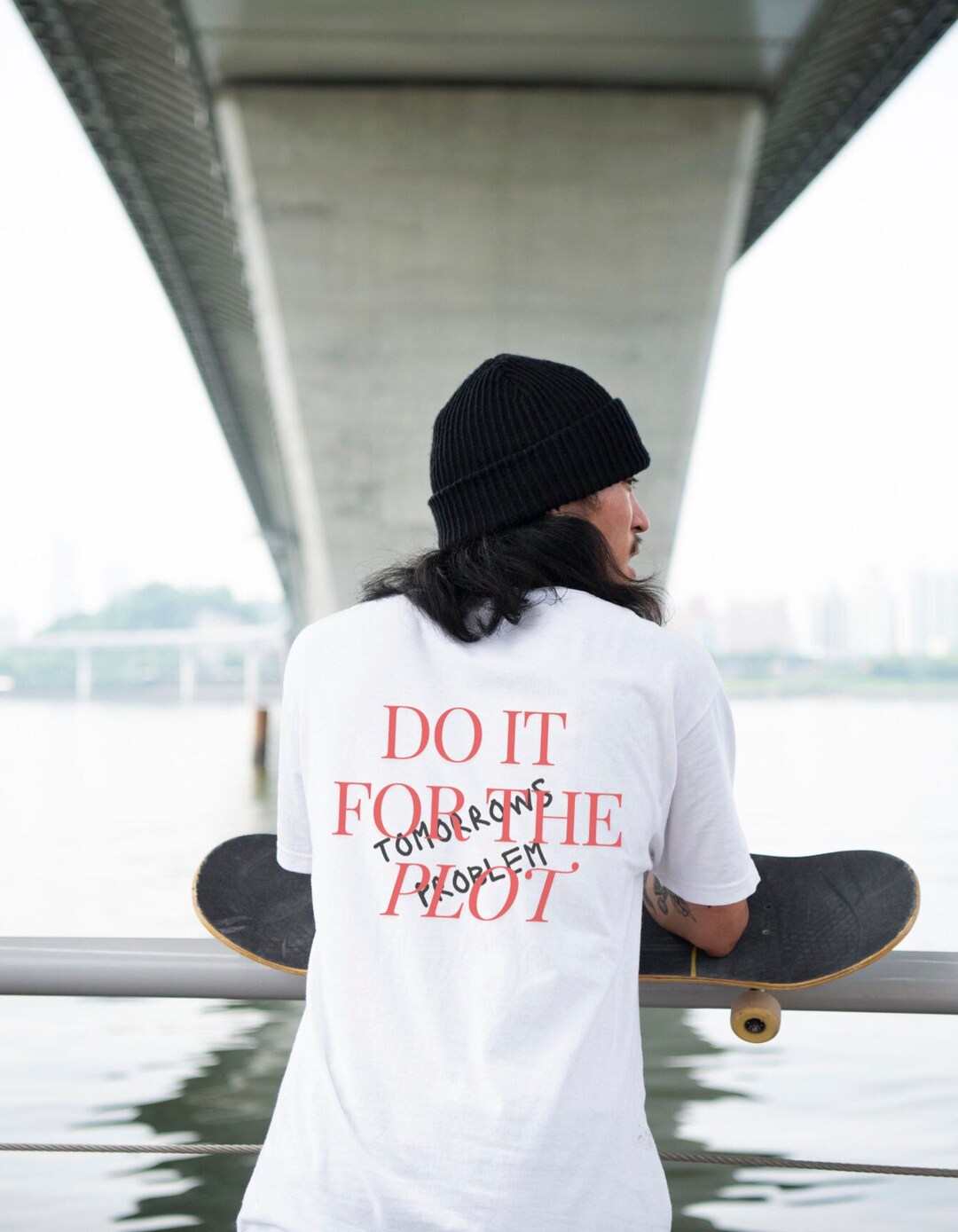 Do It for the Plot Graphic Oversized Boxy Tee | Martini Glass Short Sleeve Shirt| Funny Saying T ...