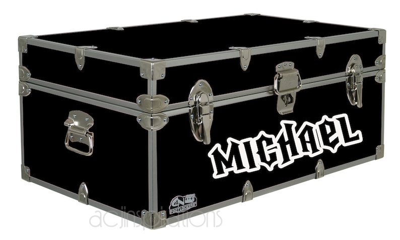 Personalized Camp Trunk Decal Custom Name Decal Boys Name - Etsy