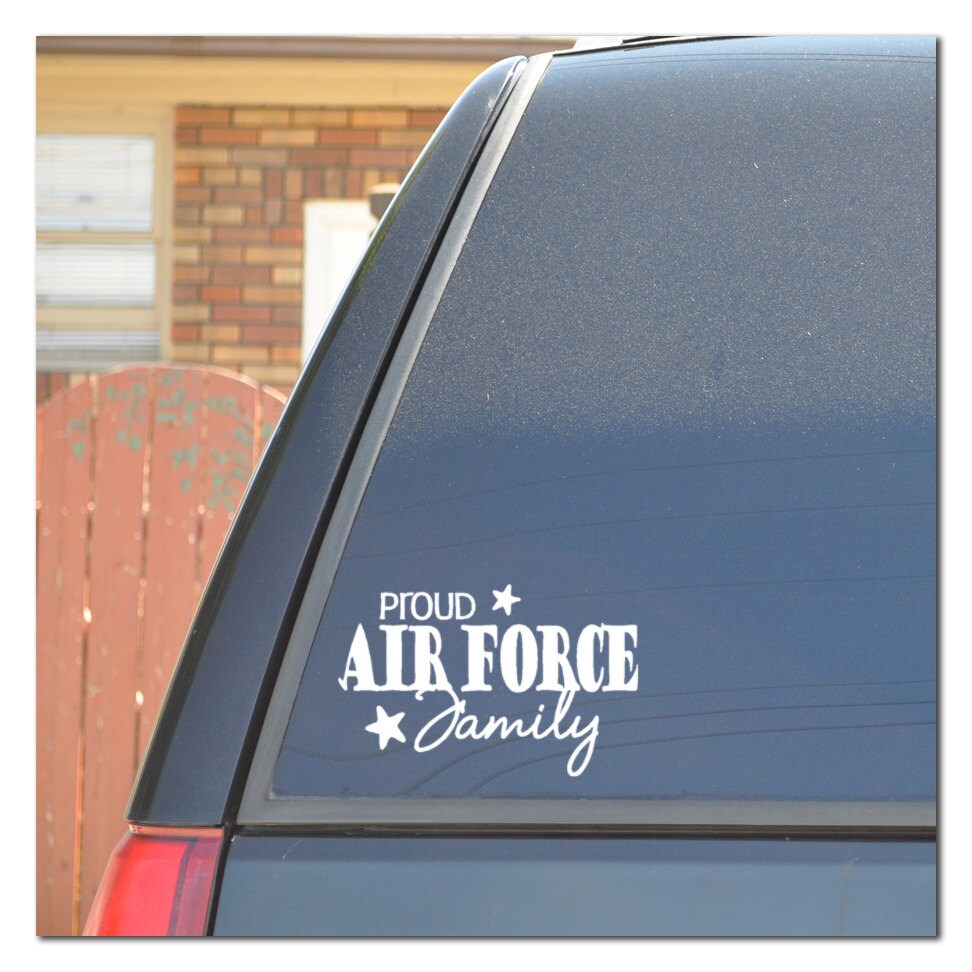 Air Force Family Car Decal - Etsy