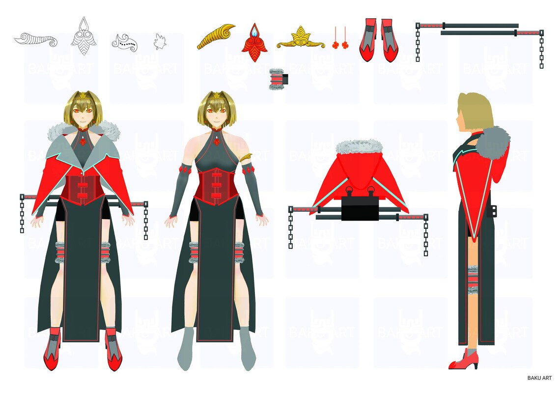 Character Design Concept for Commission - Etsy