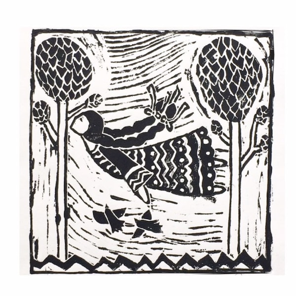 Lino Block Print - Etsy