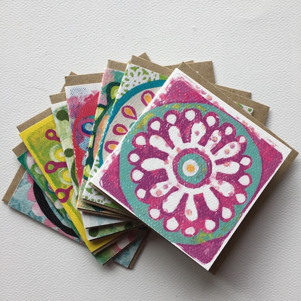 Mini Note Card Set - Etsy