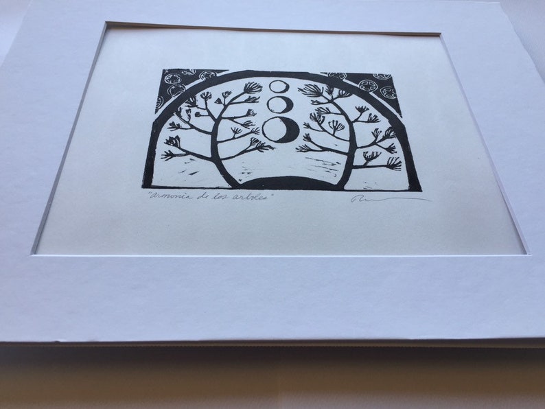 Tree Moon and Stars Art Print, Celestial Wall Art, Mystical Art ...