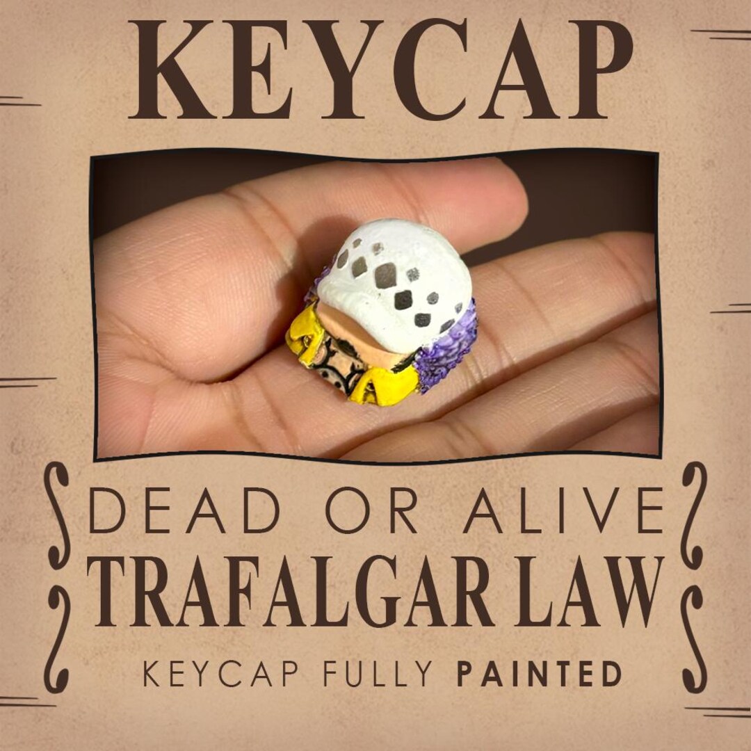 Trafalgar Law Artisan Keycap for MX Style Keyboards - Etsy