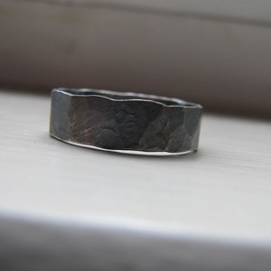 Rustic Mens Ring - Etsy