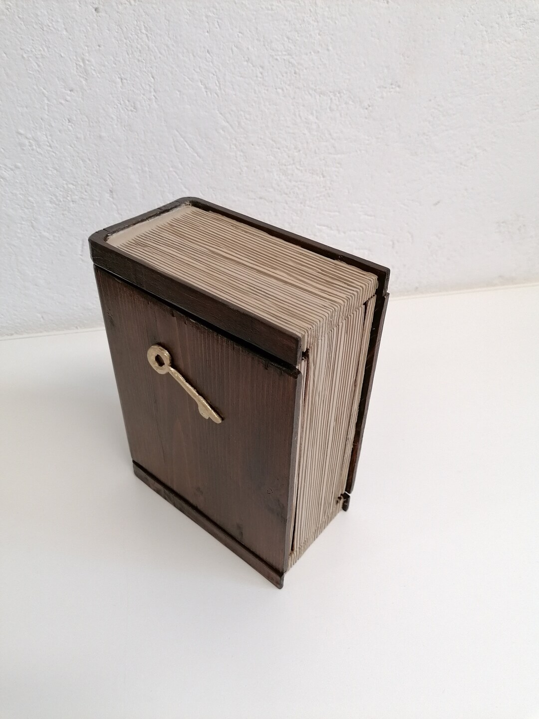 Free-standing Key Holder, Book-shaped Container With Hooks Ideal for ...