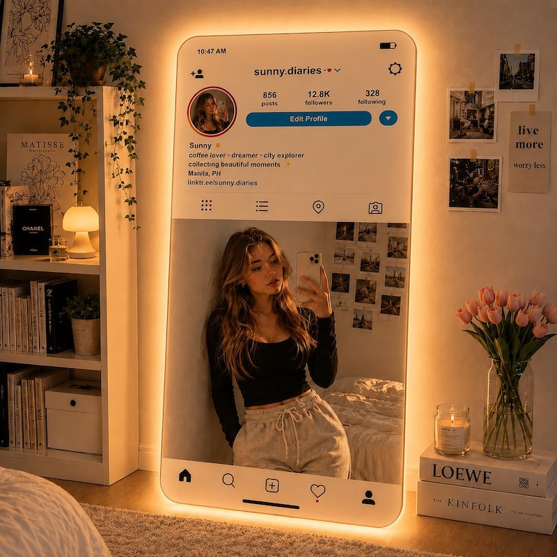 Instagram Mirror Led - Etsy