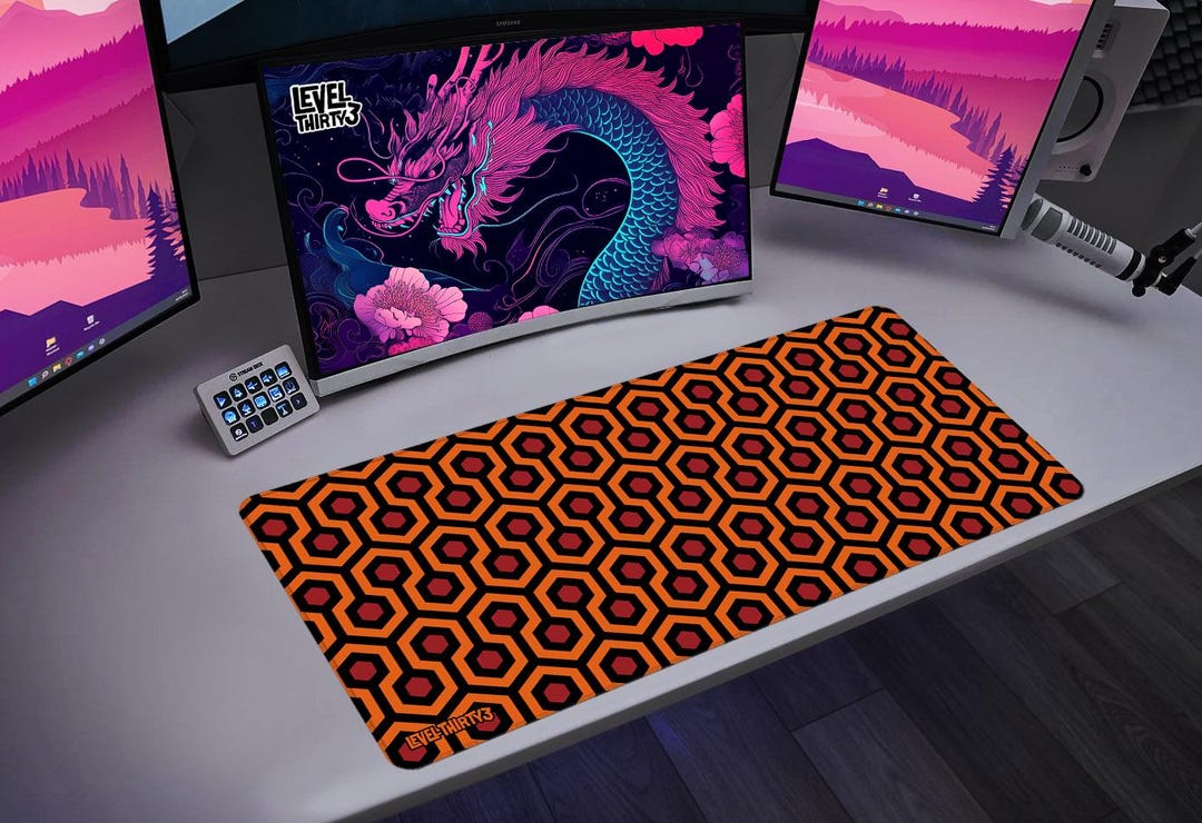 OVERLOOK Gaming Desk Pad | Shining Carpet Themed Mouse Mat - Etsy