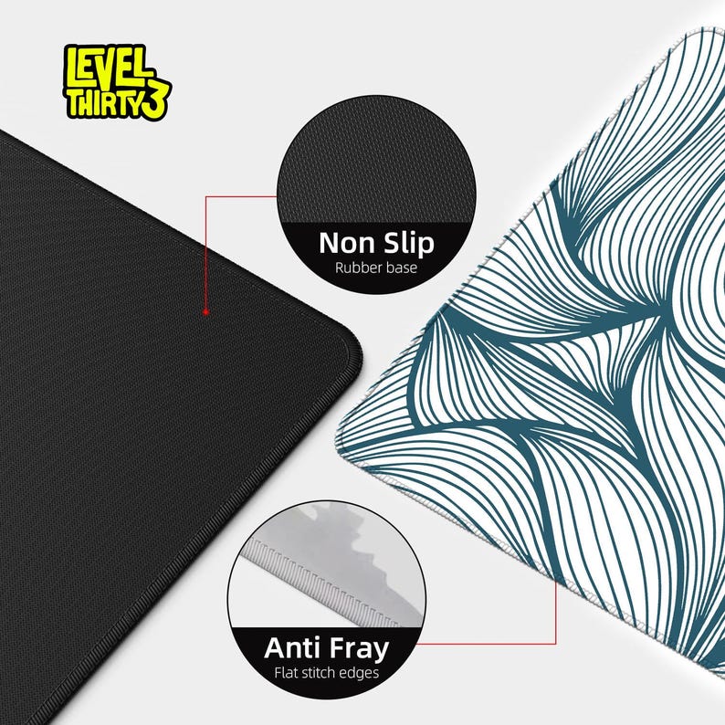 SMILE Gaming Desk Pad | Smiley Face Pink Themed Mouse Mat | Available ...