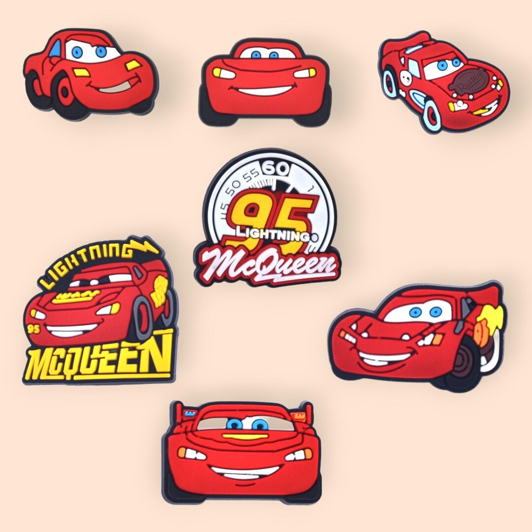 Lightning Mcqueen Croc Charms,cartoon Croc Charms, Car Croc Charms ...