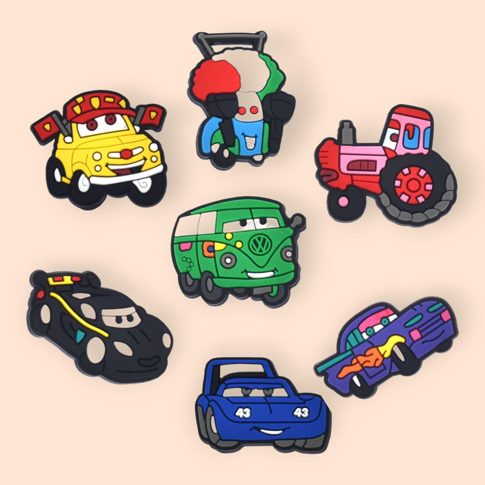 Lightning Mcqueen Croc Charms,cartoon Croc Charms, Car Croc Charms ...