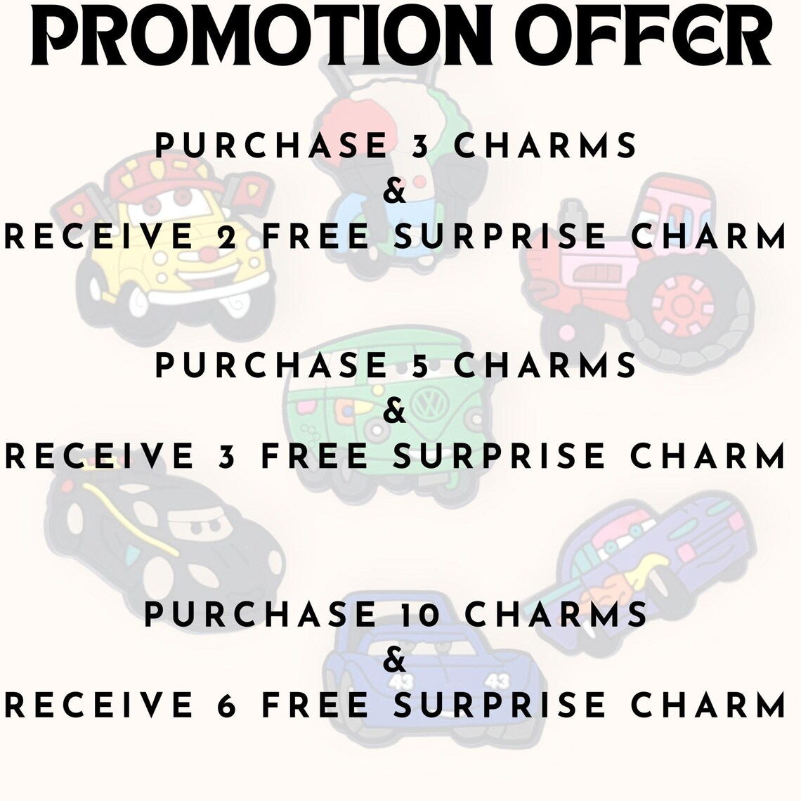 Lightning Mcqueen Croc Charms,cartoon Croc Charms, Car Croc Charms ...