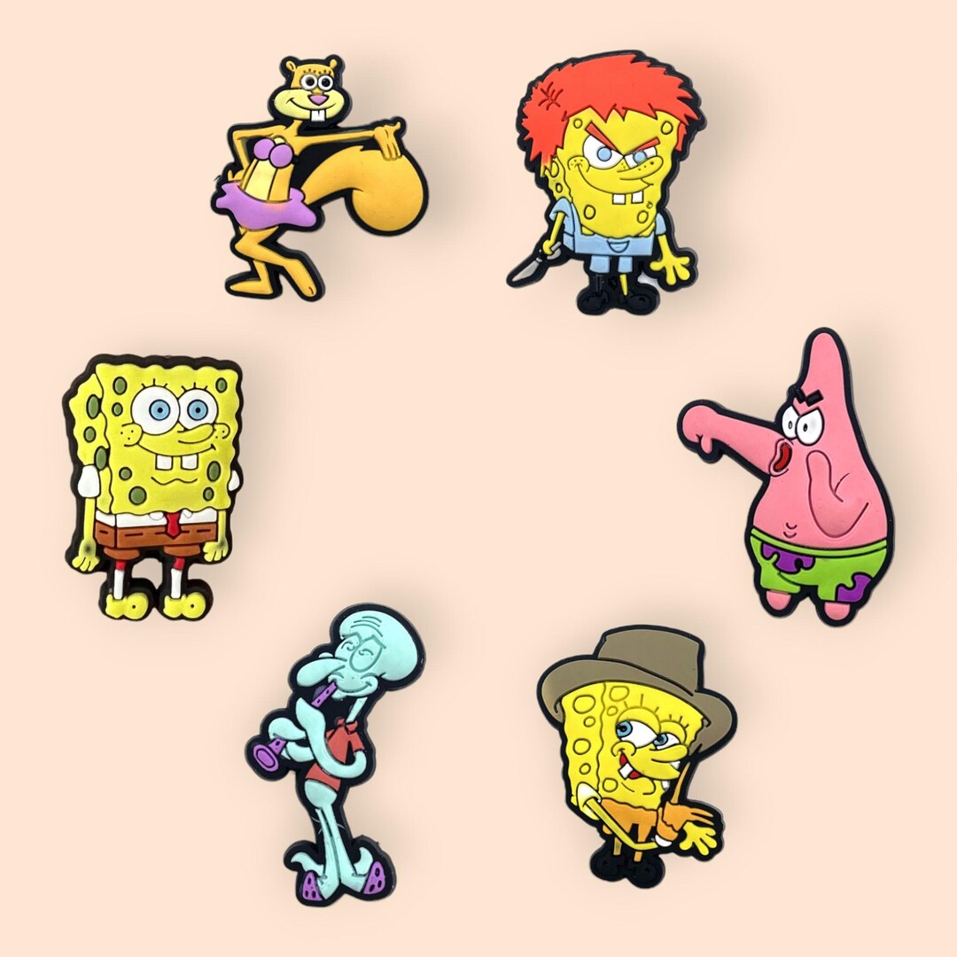 Spongebob Squarepants Croc Charms,patrick Star Croc Charms,cartoon Croc ...
